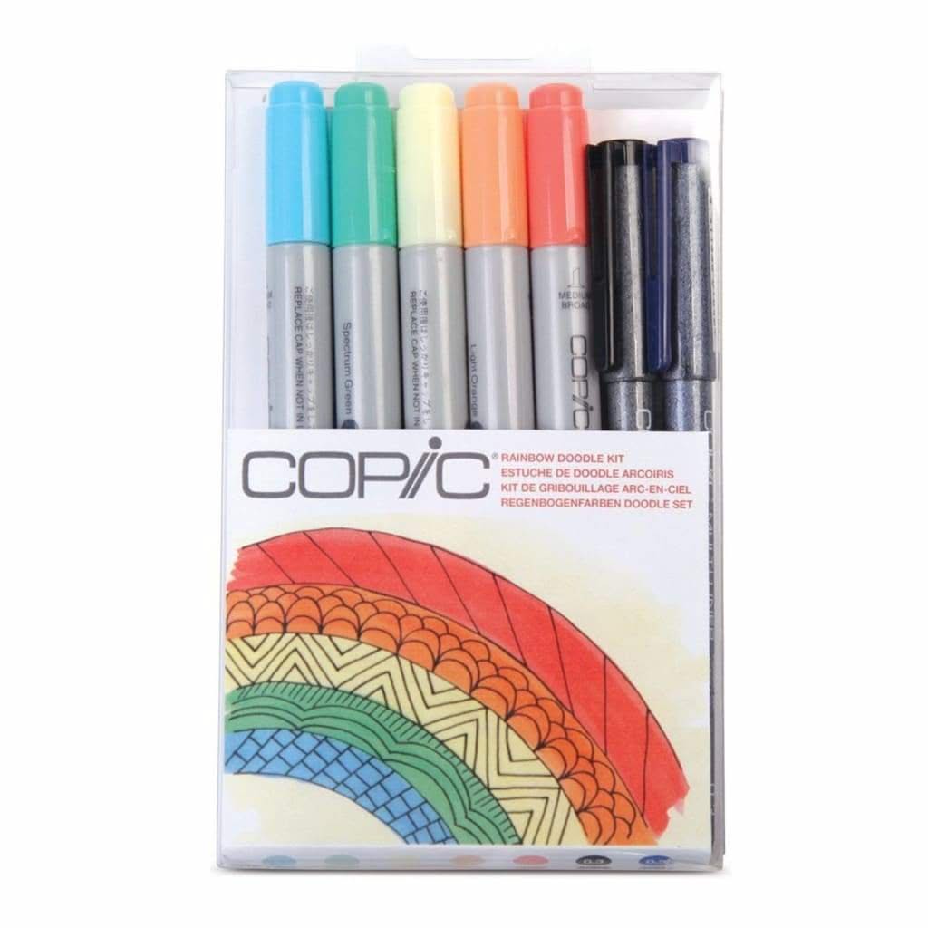 Copic Ciao Doodle Kit Rainbow 7 pieces* – CraftOnline