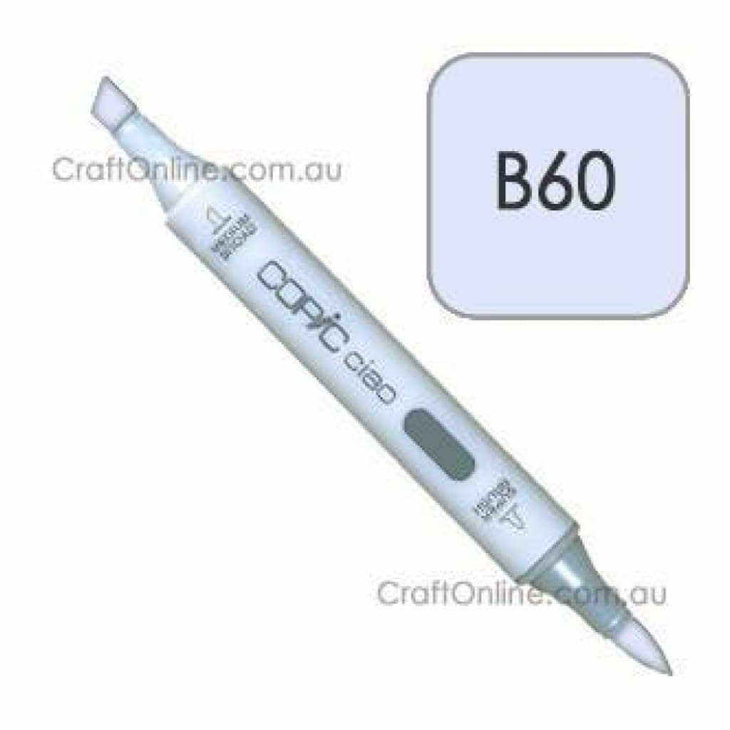 Copic Ciao Marker Pen B60 Pale Blue Grey – CraftOnline
