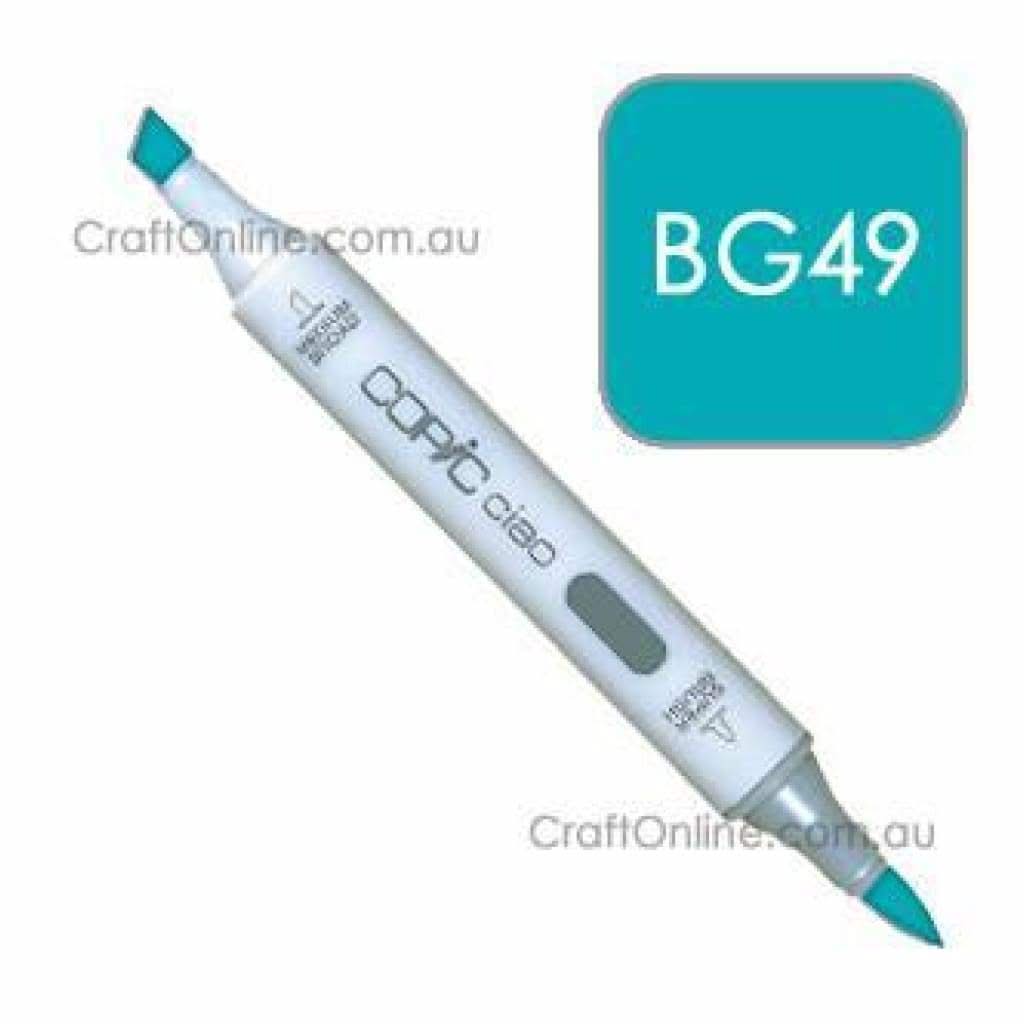 COPIC Ciao Marker BG49 Duck Blue | Dual Tip Alcohol Marker for Artists ...