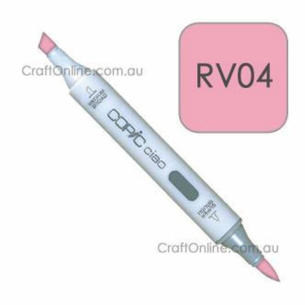 Copic Ciao Marker Pen RV04 Sugared Shock Pink – CraftOnline