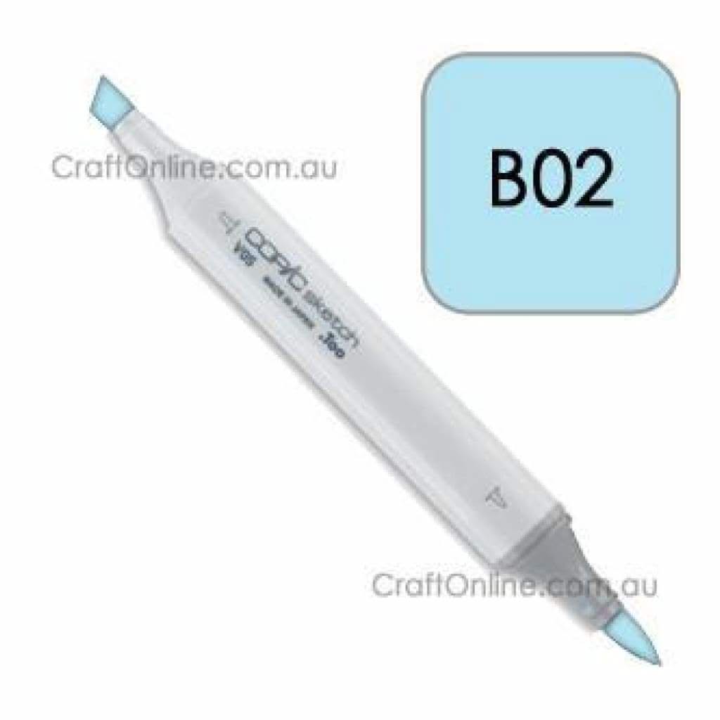 COPIC SKETCH Marker Pen B02 Robins Egg Blue – CraftOnline