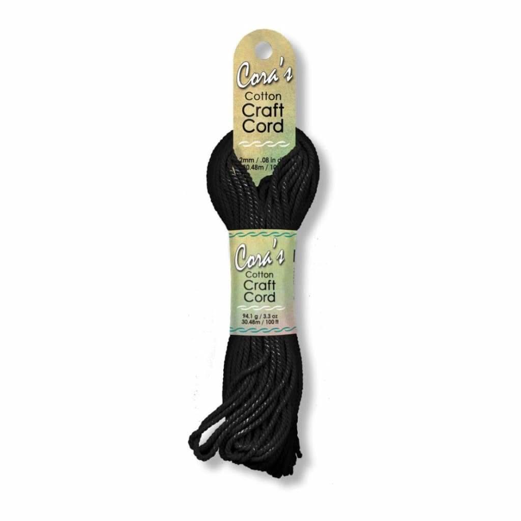 Cotton Craft Cord 2mmX100' - Black – CraftOnline