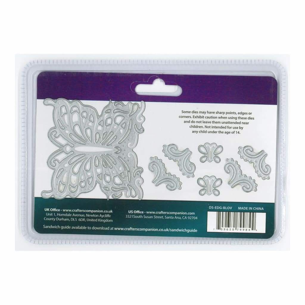 Crafter's Companion - Die'sire Edgeables Metal Dies 7 pack Butterfly L ...