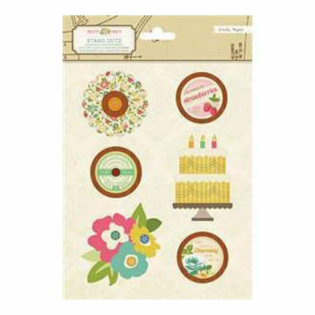 Crate Paper Pretty Party Stand Outs Stickers 6pc – CraftOnline