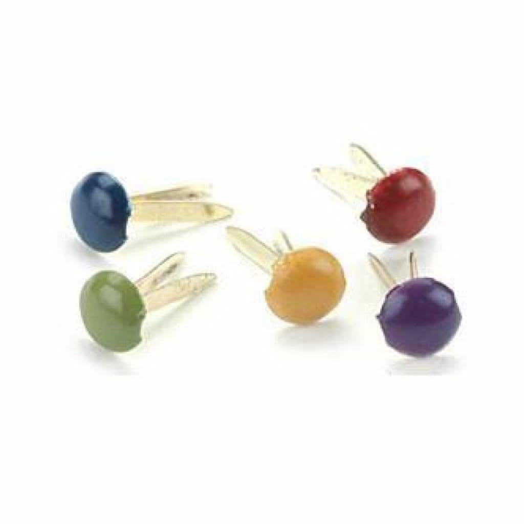 Creative Impressions Mini Painted Metal Paper Fasteners 3mm 100 Pack ...