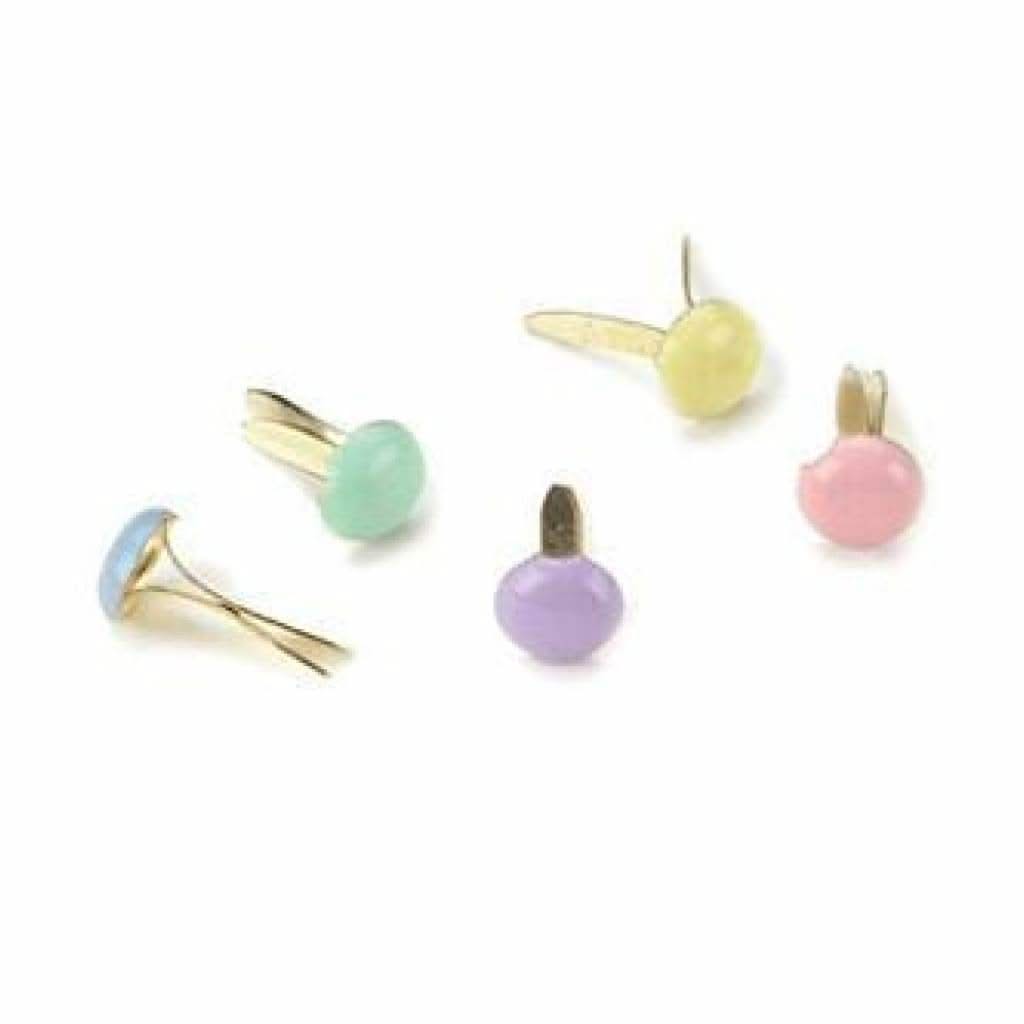 Creative Impressions Mini Painted Metal Paper Fasteners 3mm 100 Pack ...