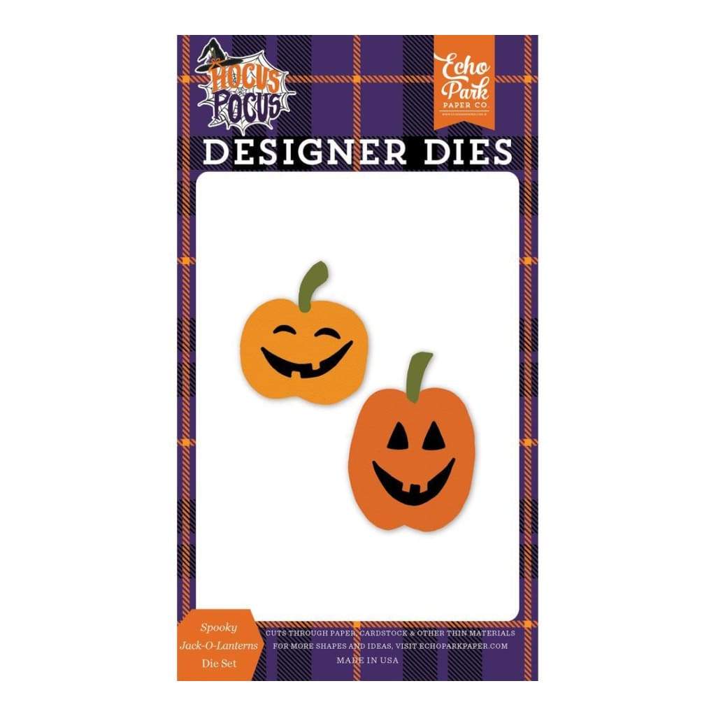 Echo Park - Hocus Pocus Stencil Collection - Spooky Jack-O-Lantern ...