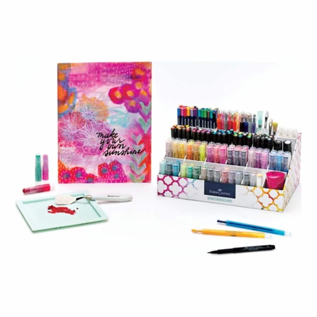 Faber Castell Design Memory Craft Studio Caddy Gift Set Premium Gift S ...