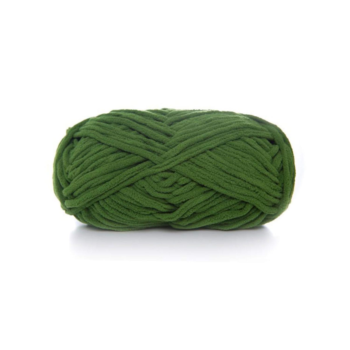 Poppy Crafts Super Soft Chenille Yarn 100g Forest Green | CraftOnline