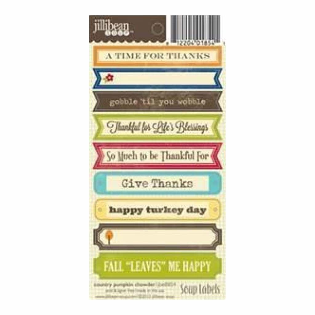 Jillibean Soup Country Pumpkin Chowder Soup Labels – CraftOnline