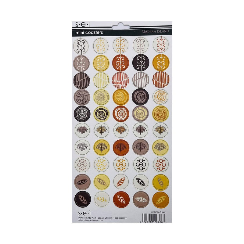 SEI Monogram Mini Coasters - Madera Island* – CraftOnline