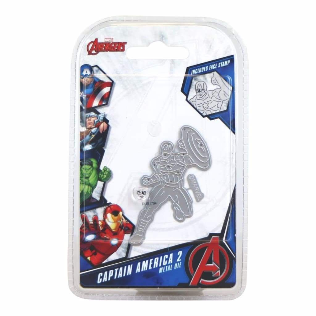Captain America Die & Stamp Set | Marvel Avengers Crafting Collection ...