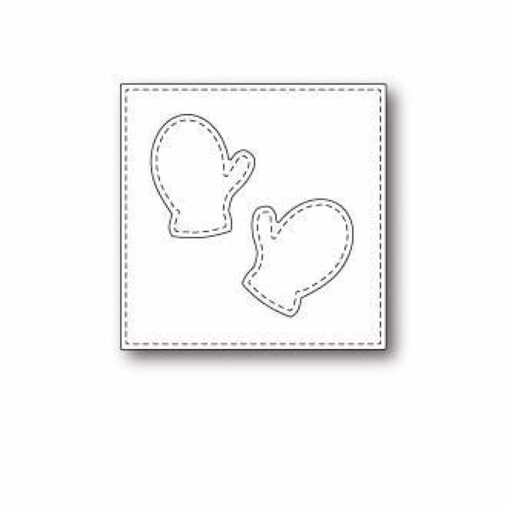 Memory Box PoppyStamps Die - Stitched Mitten Square* – CraftOnline