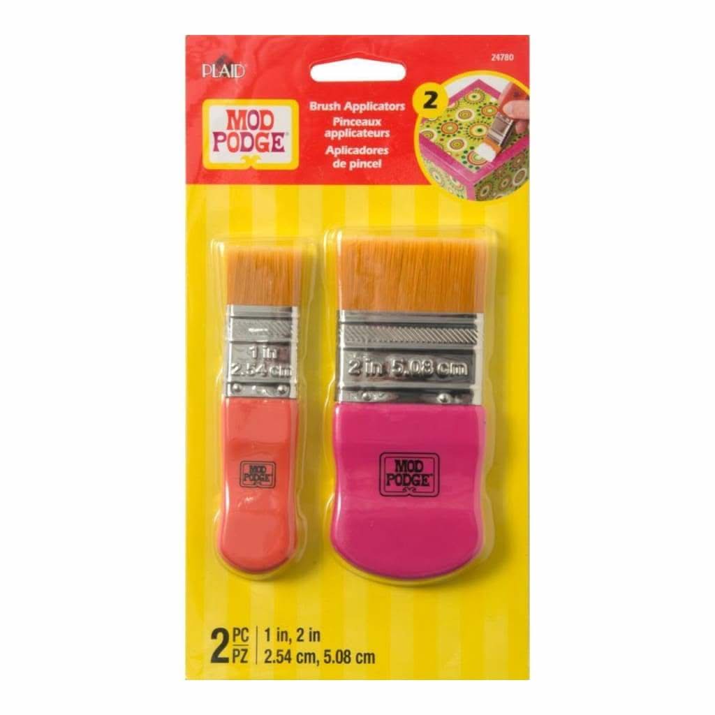 Mod Podge Brush Set 1 & 2 inch - 2 pack – CraftOnline