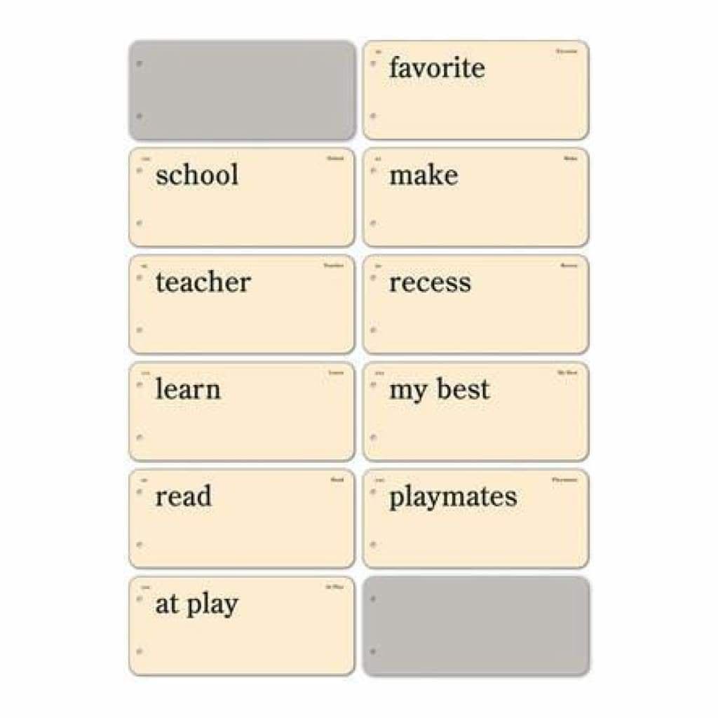 October Afternoon Report Card Flashcard Book – CraftOnline
