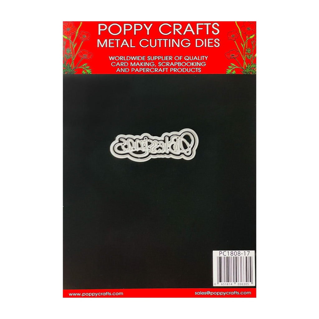 Poppy Crafts Metal Cutting Dies - Blessmas* – CraftOnline