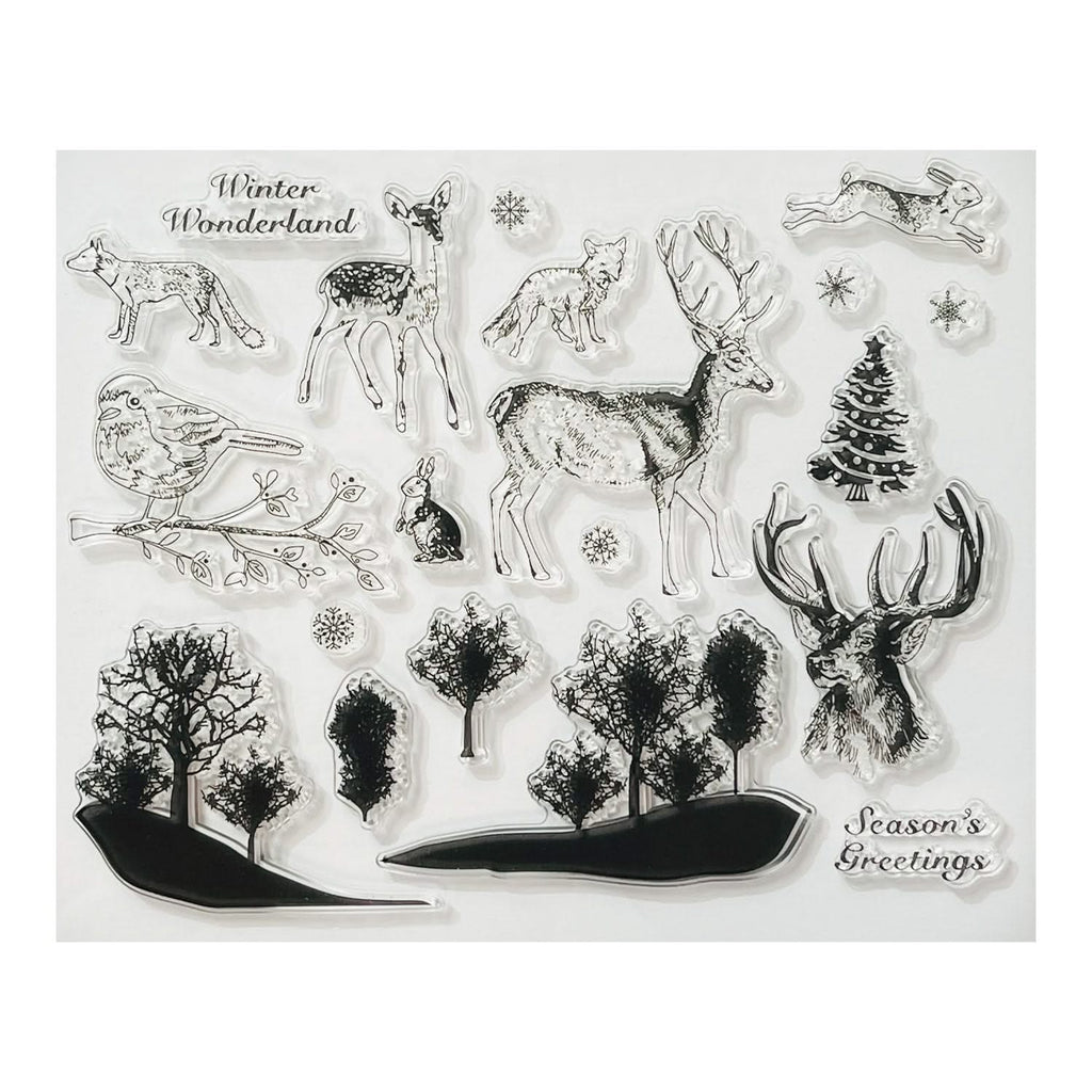 Poppy Crafts Clear Stamps #360 - Winter Wonderland – CraftOnline