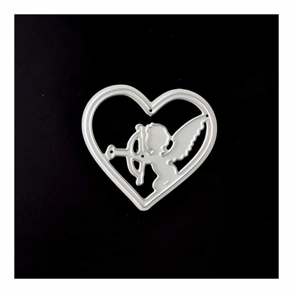 PoppyCrafts Cutting Die - Cupid in Heart Die Design – CraftOnline