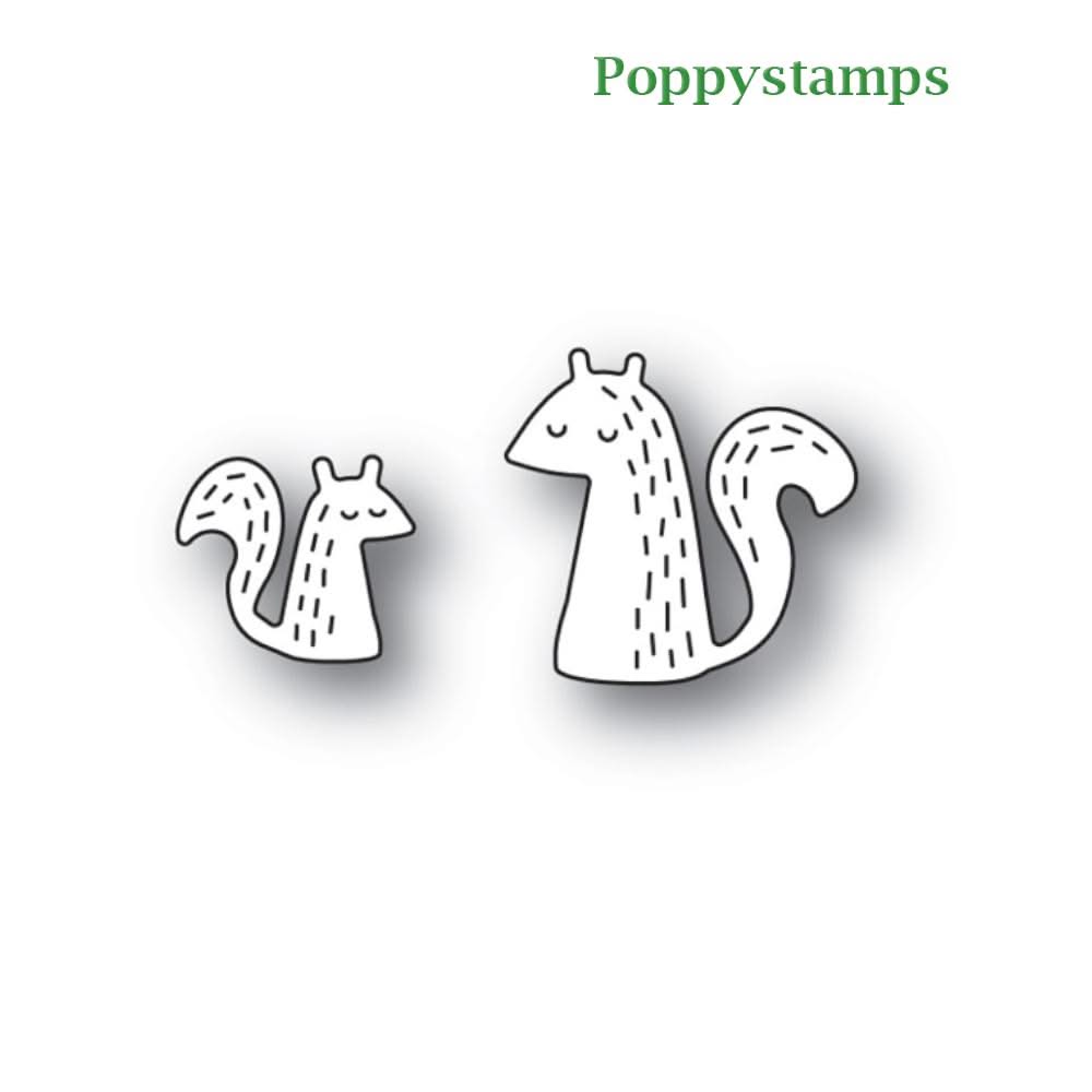 Poppystamps - Whittle Squirrel craft die* – CraftOnline