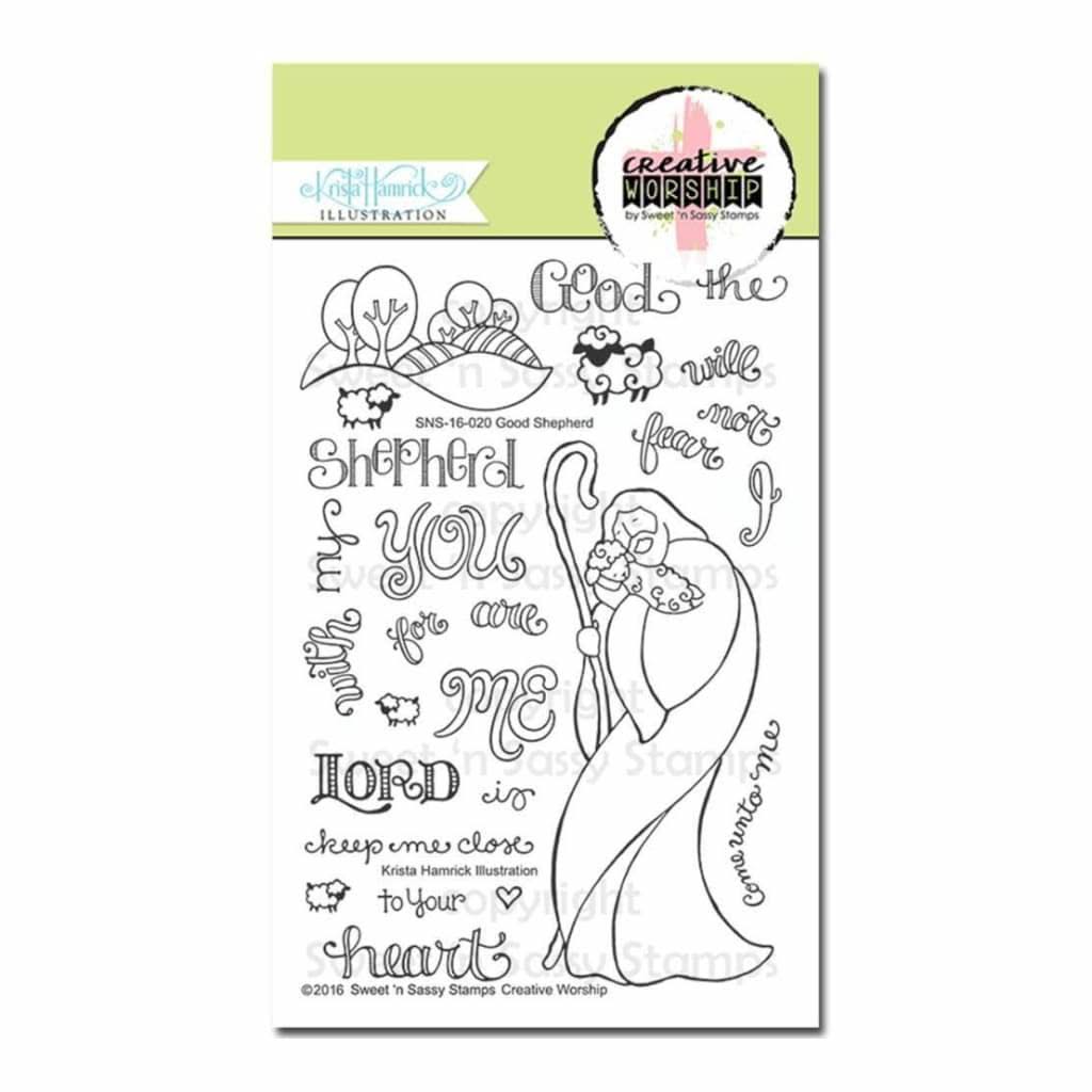 Sweet 'n Sassy Creative Worship Clear Stamps 4 inch X6 inch Good Sheph ...