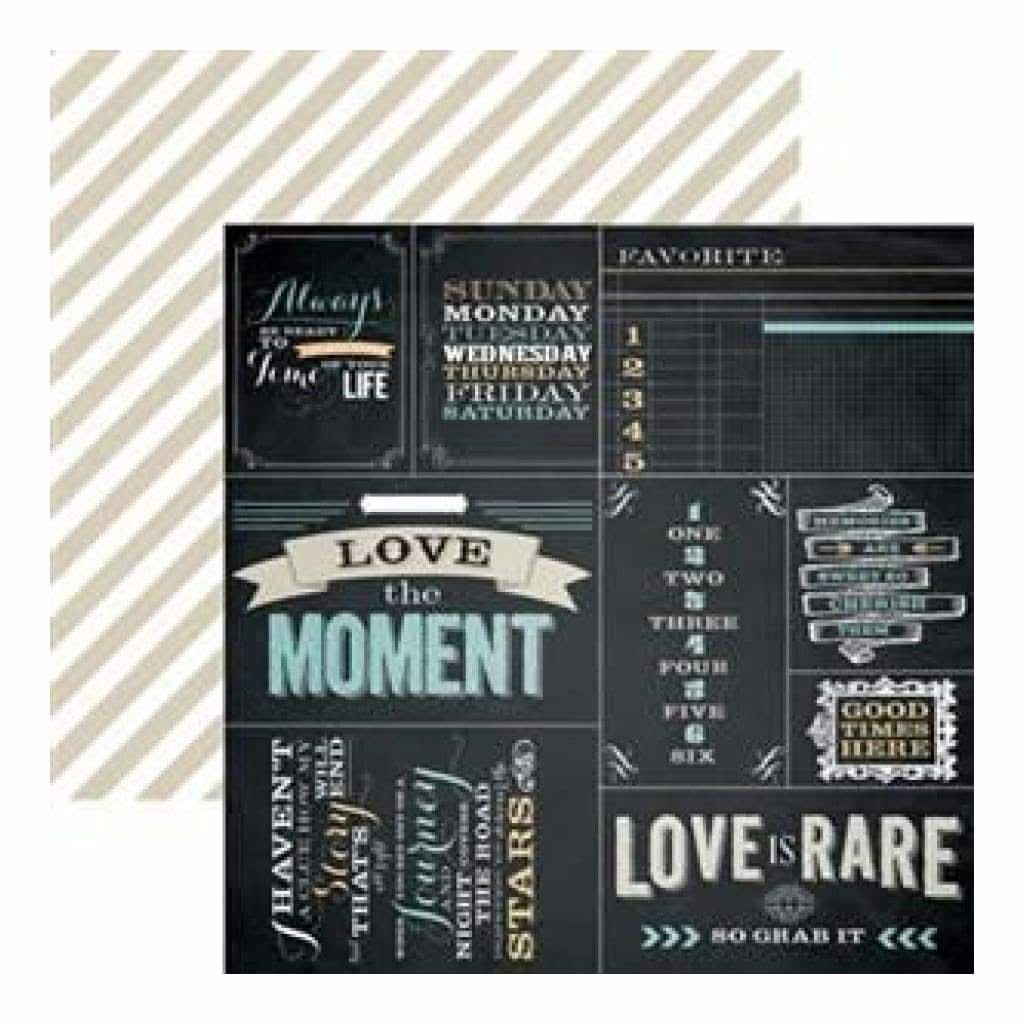 Teresa Collins Memorabilia Quotes 12x12 dsided paper pack of 10 ...