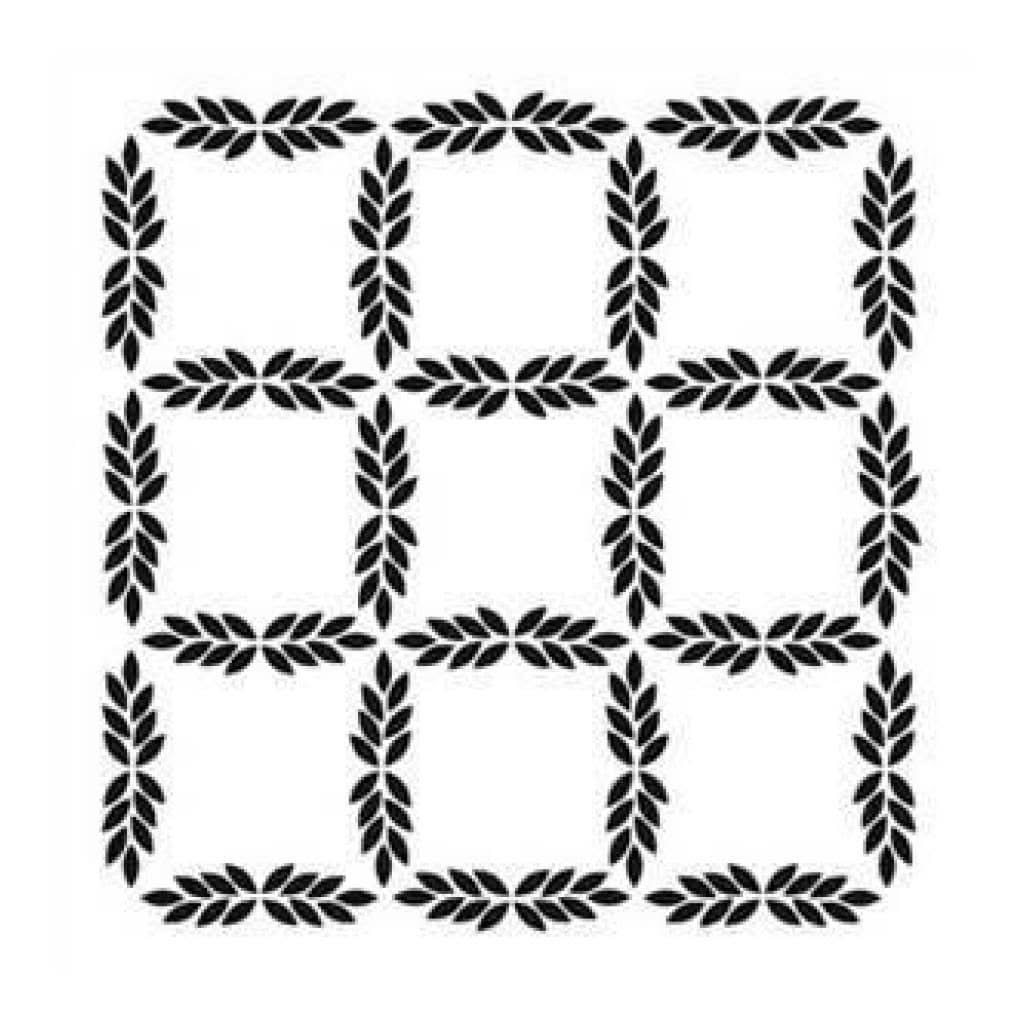 The Crafters Workshop 6x6 Template Leaf Grid – CraftOnline
