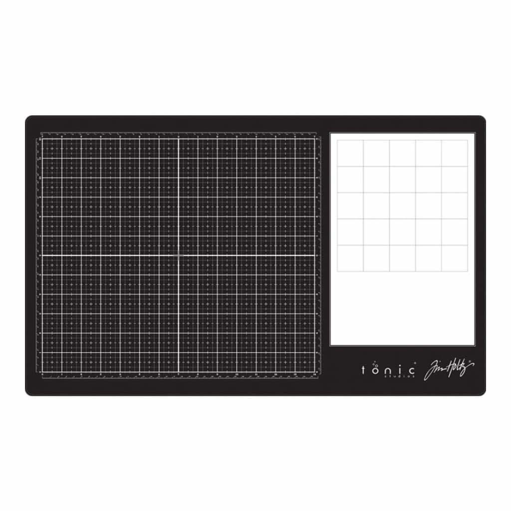 Tim Holtz Glass Media Mat – Multi-Functional Craft Mat for Cardmaking ...