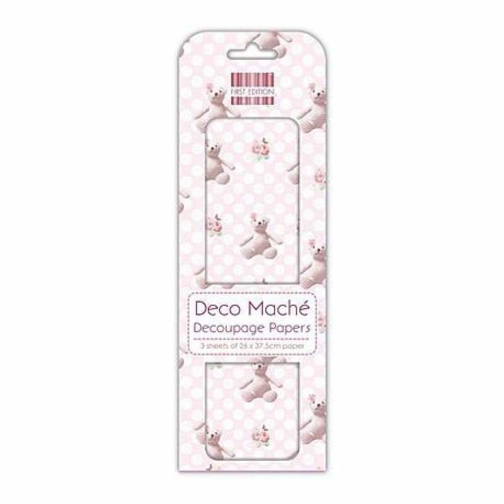 Trimcraft Deco Mache Paper 1025 inch X1475 inch 3 pack Teddy Flow ...
