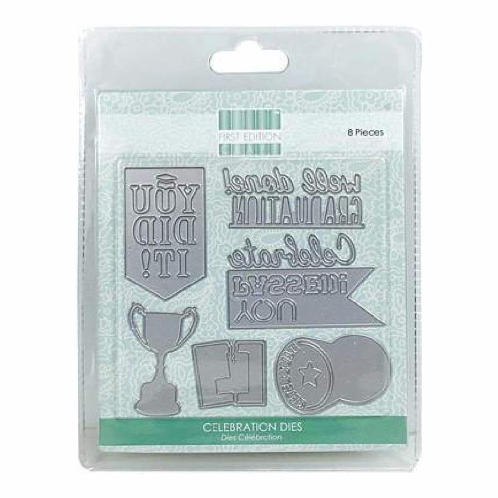 Trimcraft First Edition Dies 8 pack Celebration – CraftOnline