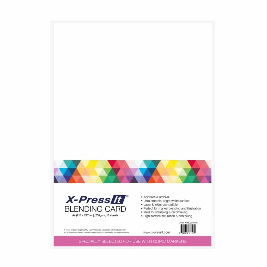 X-Press It Blending Card A5 250gsm – 20 Sheets | Copic Paper AU ...